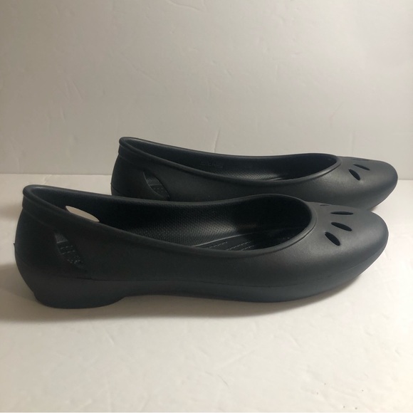 CROCS | Shoes | Crocs Kadee Shoe Womens Black Ballet Flats | Poshmark